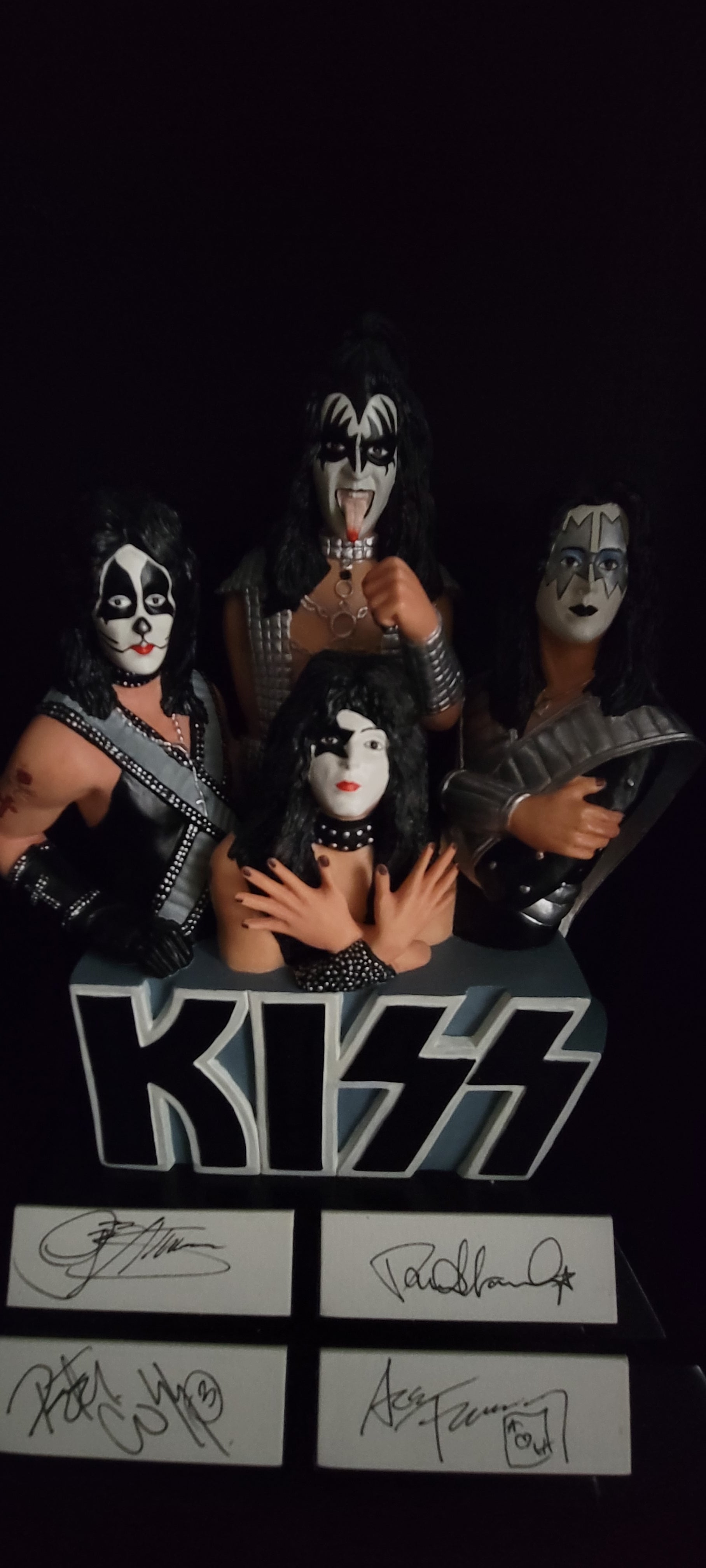 KISS - Gartlan 1997 Certified Signature Statue, personally autographed ...